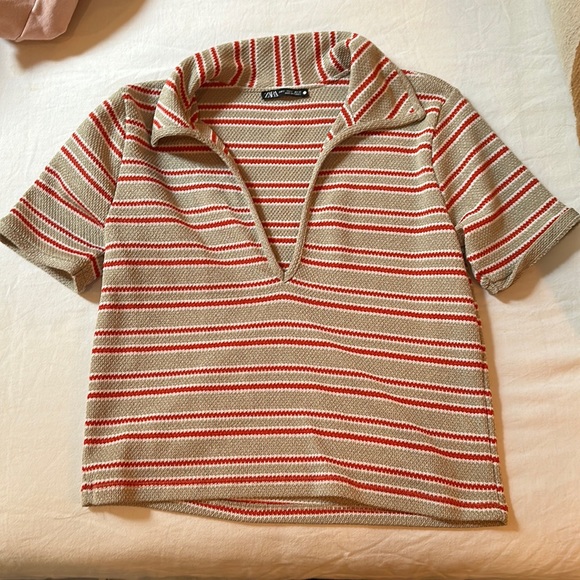 Zara | Tops | Zara Collared Shirt | Poshmark